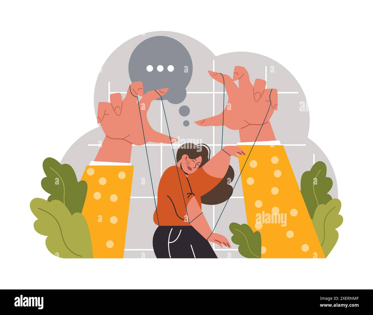 Manipulation. Psychological control method. Domination exploitation ...