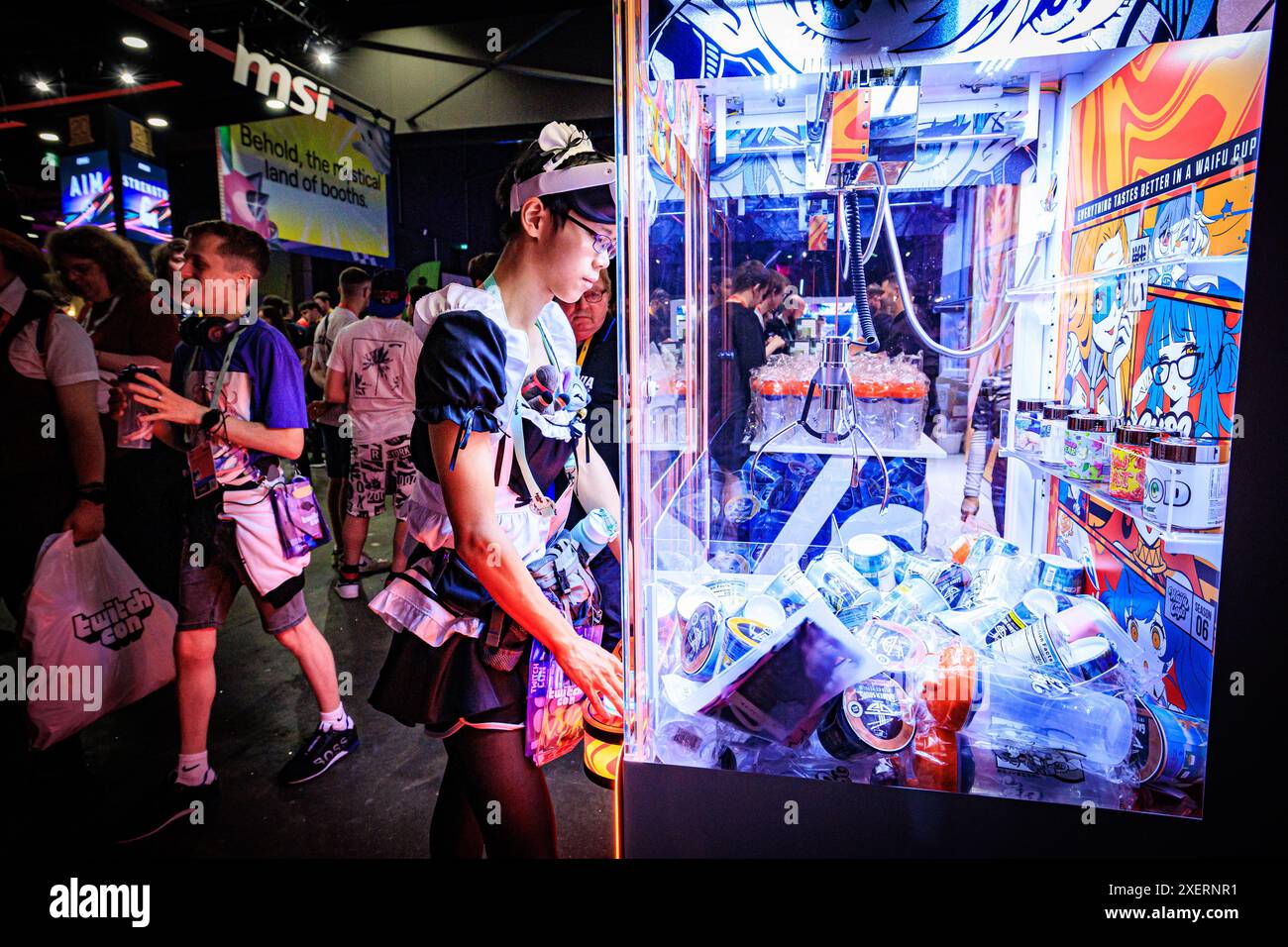 ROTTERDAM - Visitors during the international event TwitchCon Europe in ...