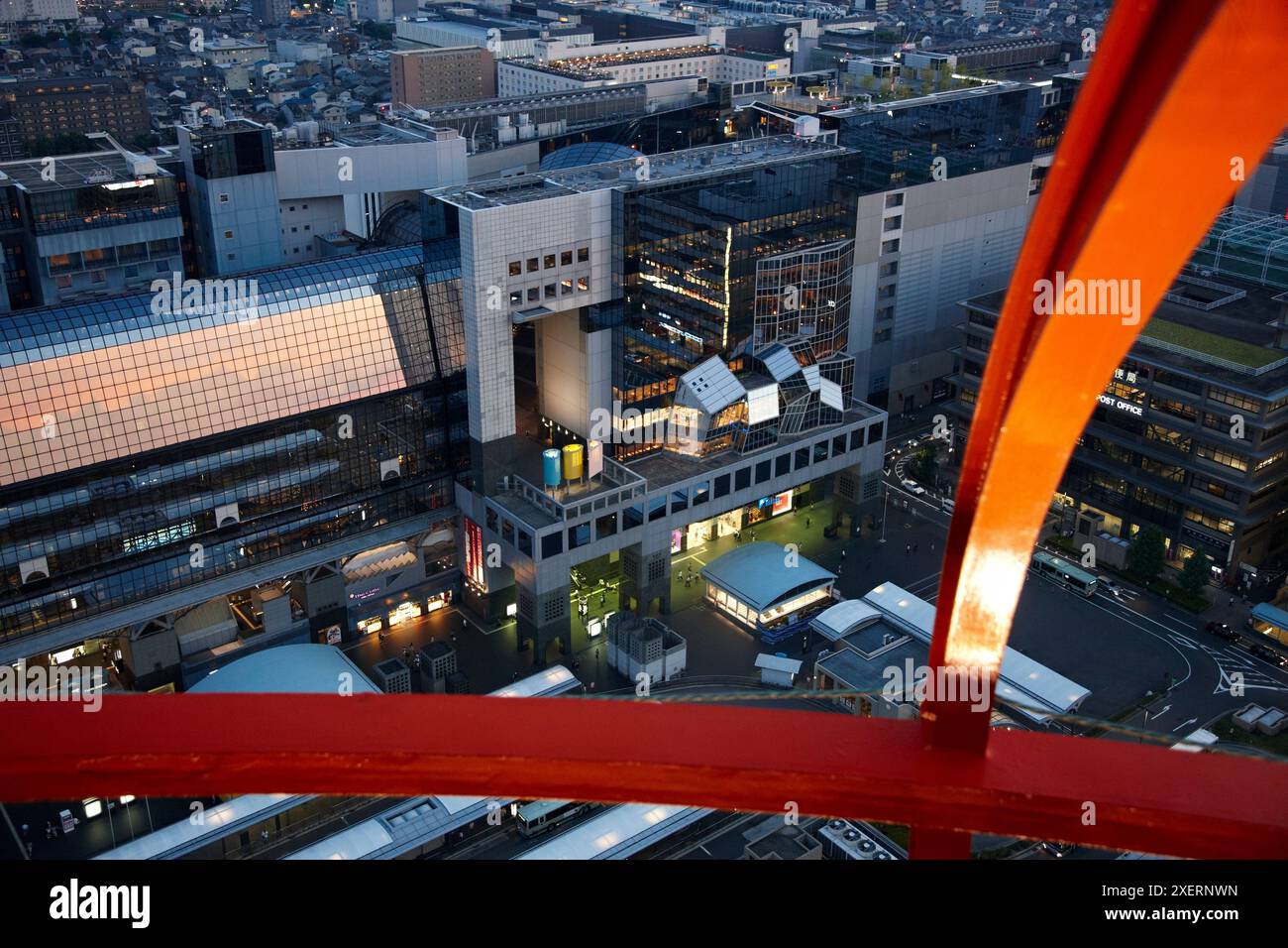 Aerial view of kyoto station hi-res stock photography and images - Alamy