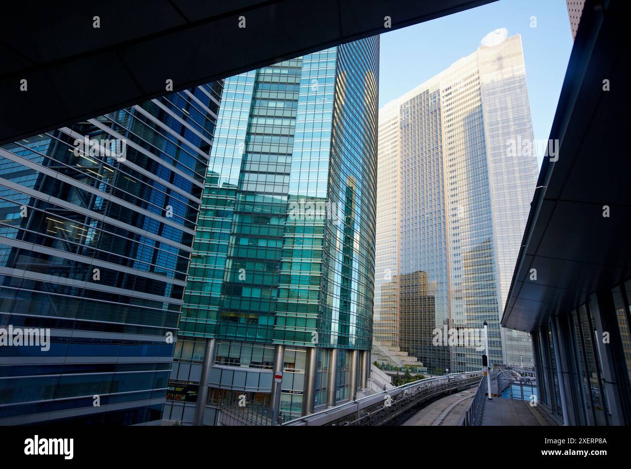 Shiodome, Yurikamome line, Monorail train, Tokyo, Japan Stock Photo - Alamy