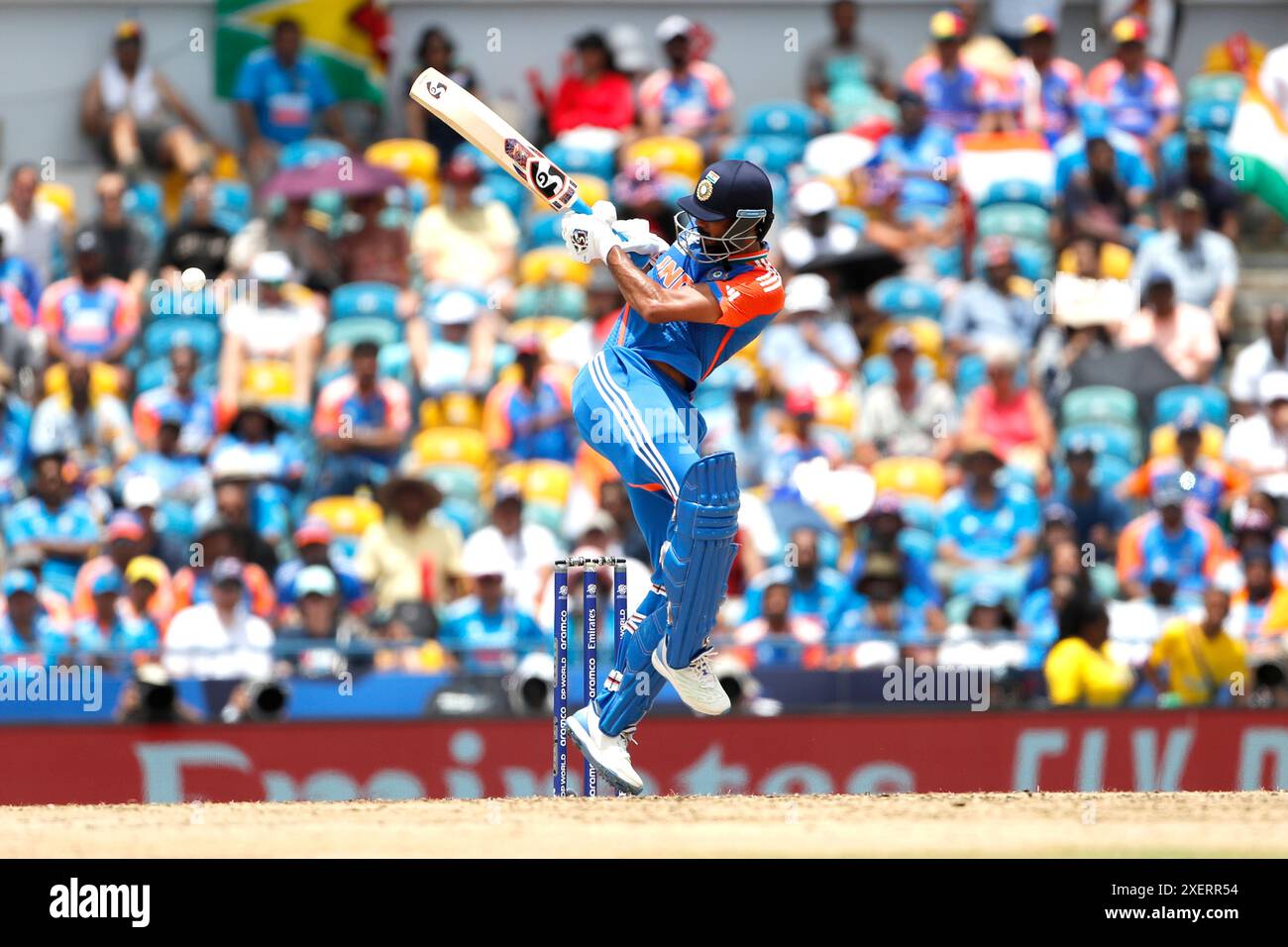 India's Axar Patel batting during the 2024 ICC Men's T20 World Cup ...