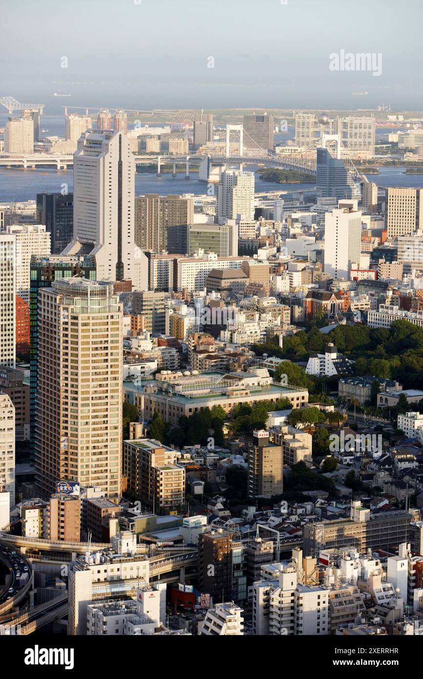 Rainbow bridge, Odaiba, Tokyo City View, Roppongi Hills Mori Tower ...