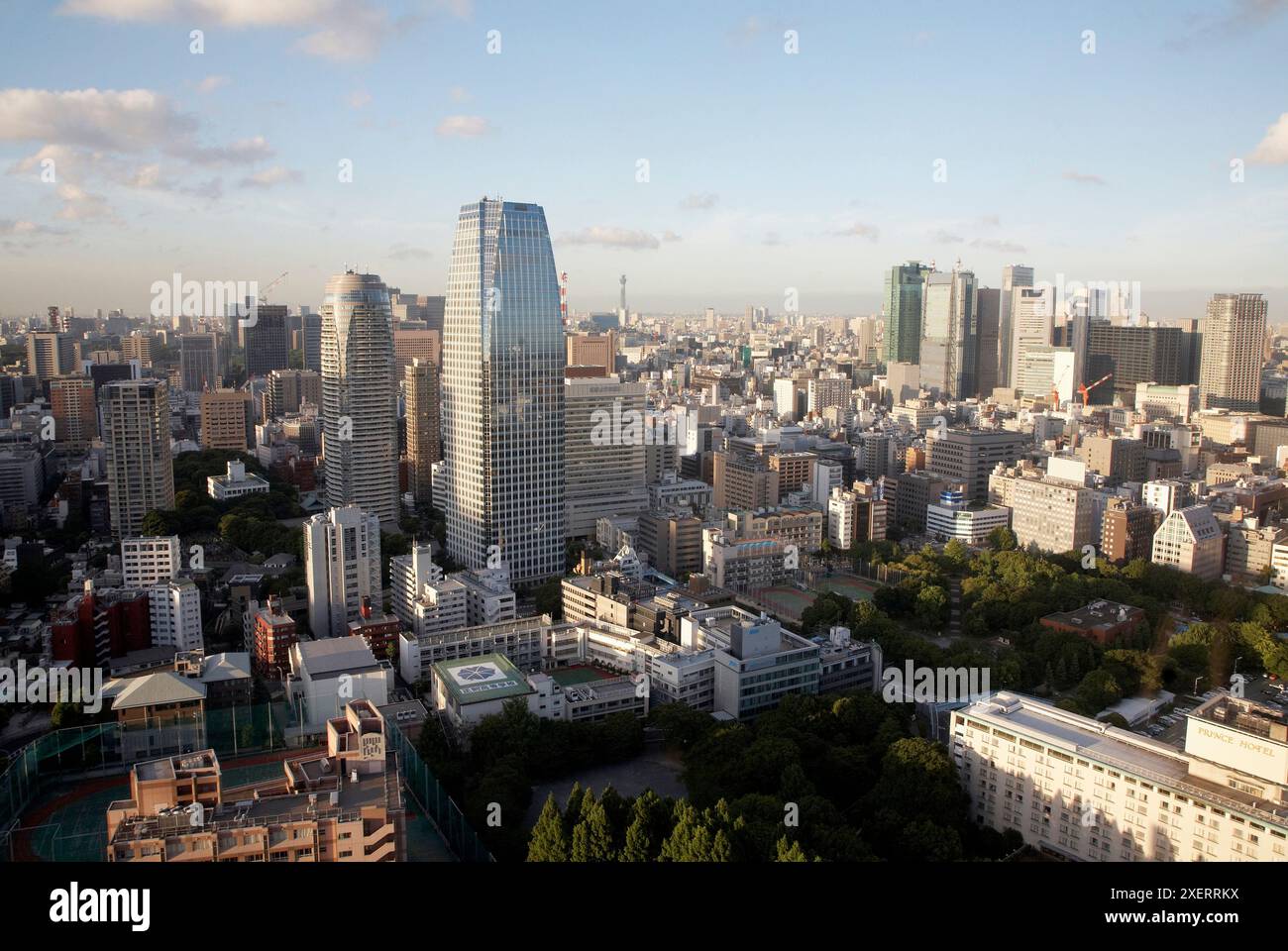 Atago Green Hills Buildings, City view from Tokyo Tower, Tokyo, Japan ...