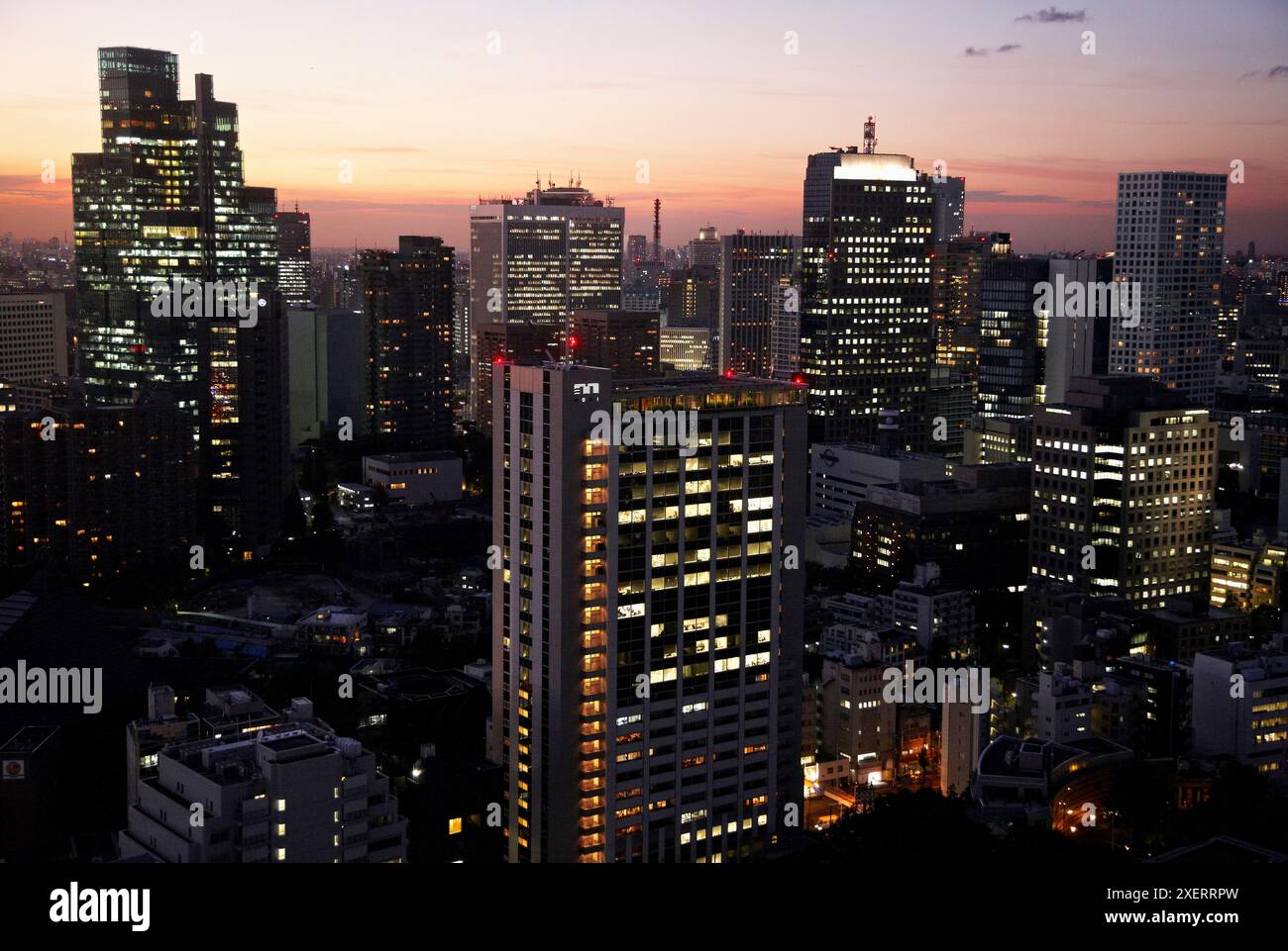 City view from Tokyo Tower, Tokyo, Japan Stock Photo - Alamy