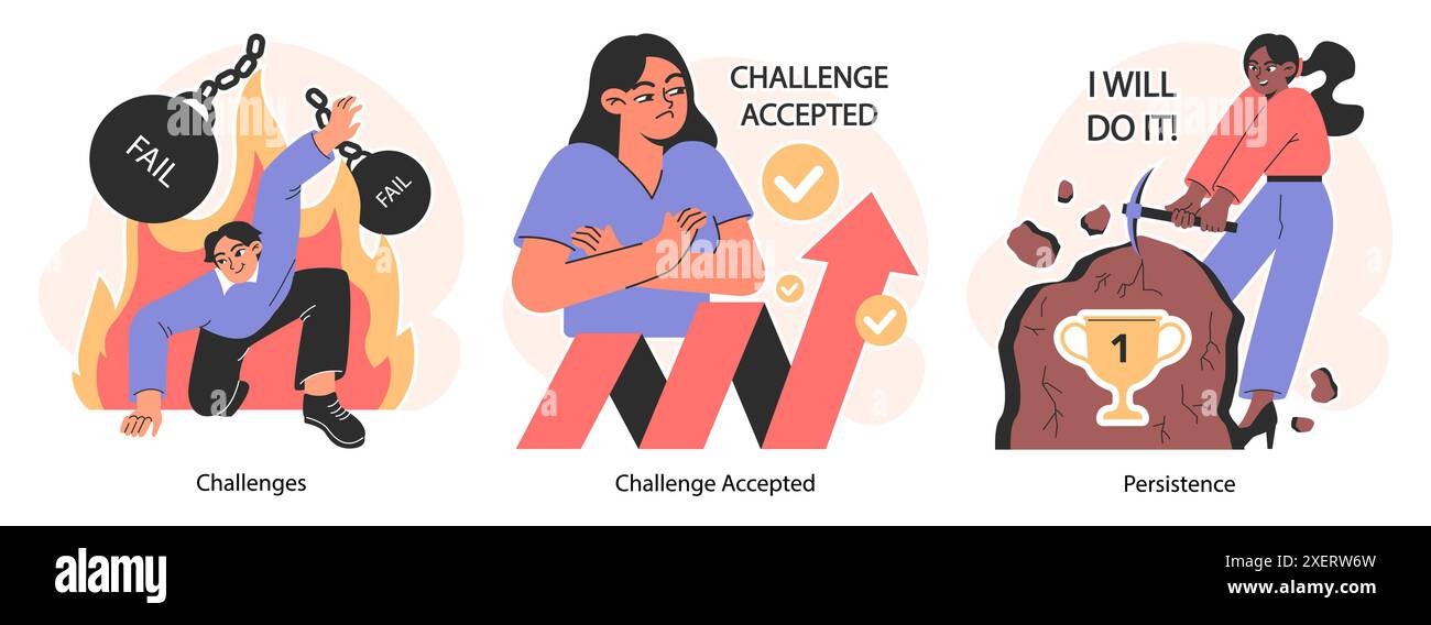 Self-development set. Increasing of individual or professional competencies and skills. Self ...