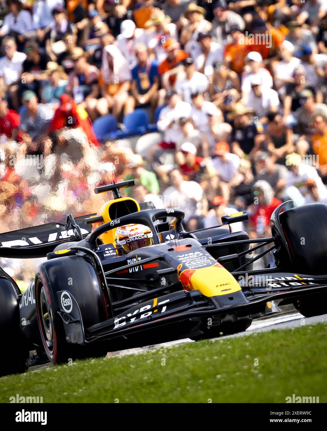 SPIELBERG - Max Verstappen (Red Bull Racing) during qualifying on the ...
