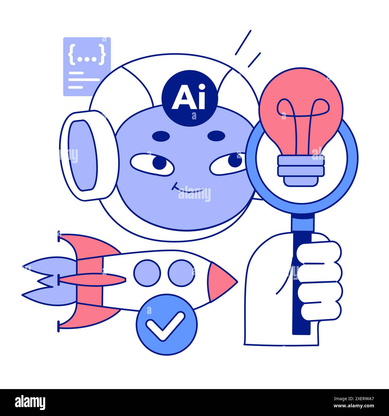 Artificial intelligence in business. AI-powered production, management and marketing. Self ...
