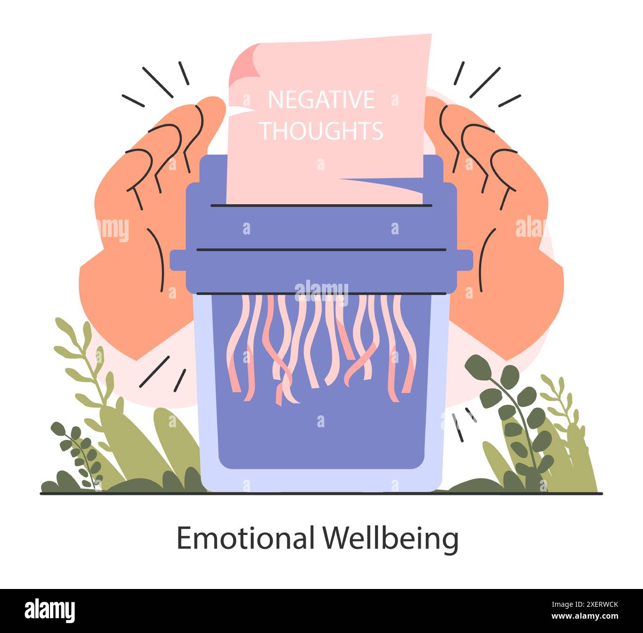 Emotional wellbeing. Positive thinking and attitude. Optimistic mindset ...