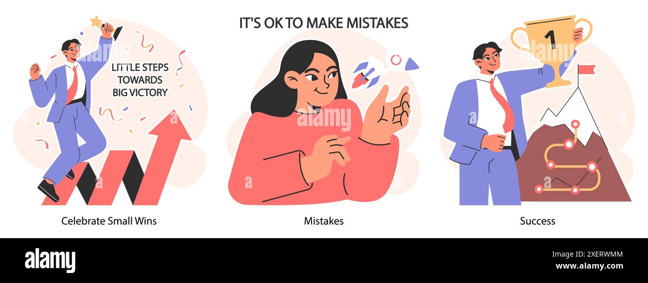 Self-development set. Increasing of individual or professional competencies and skills. Self ...