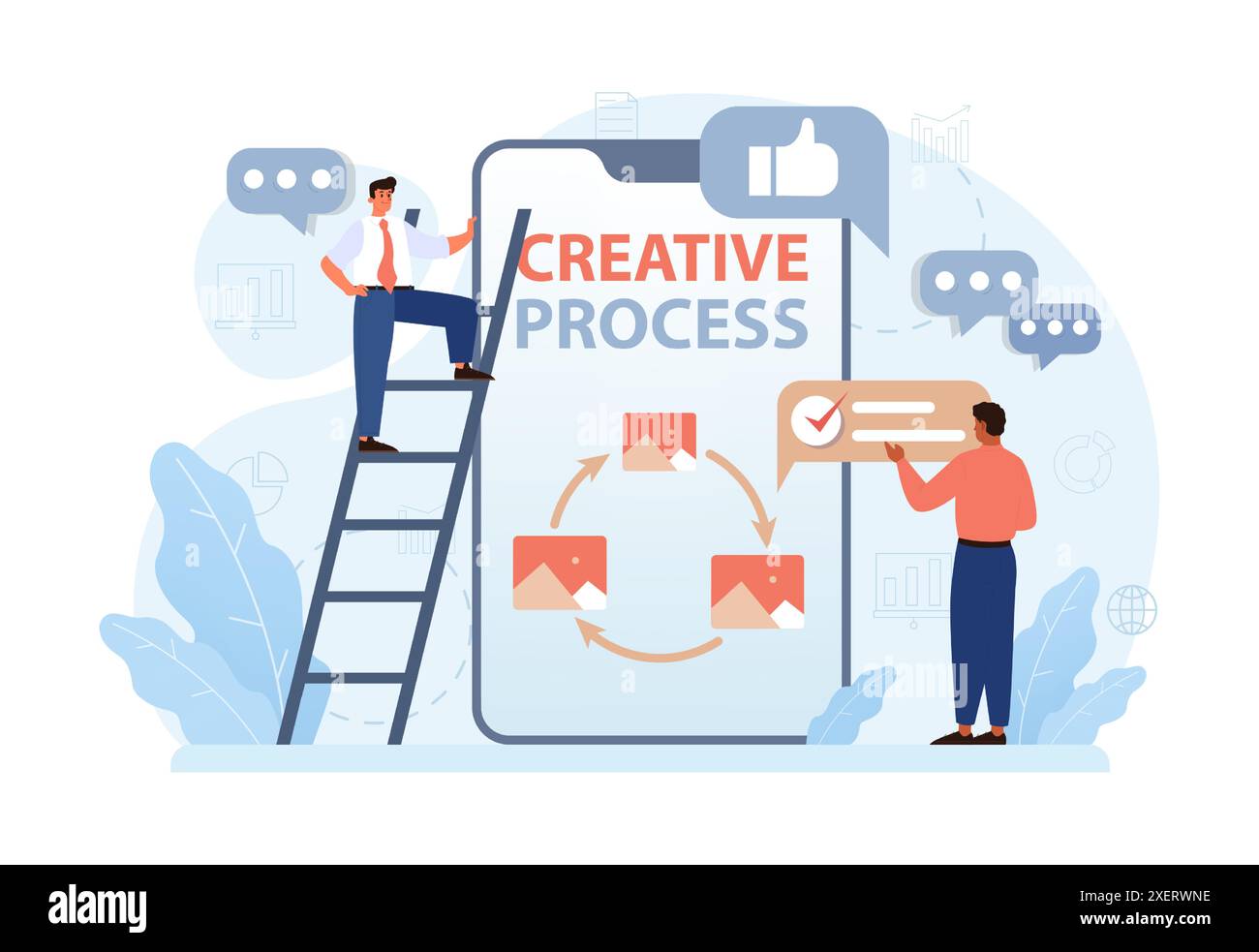 Art therapy. Character developing a creativity. Self-expression idea ...