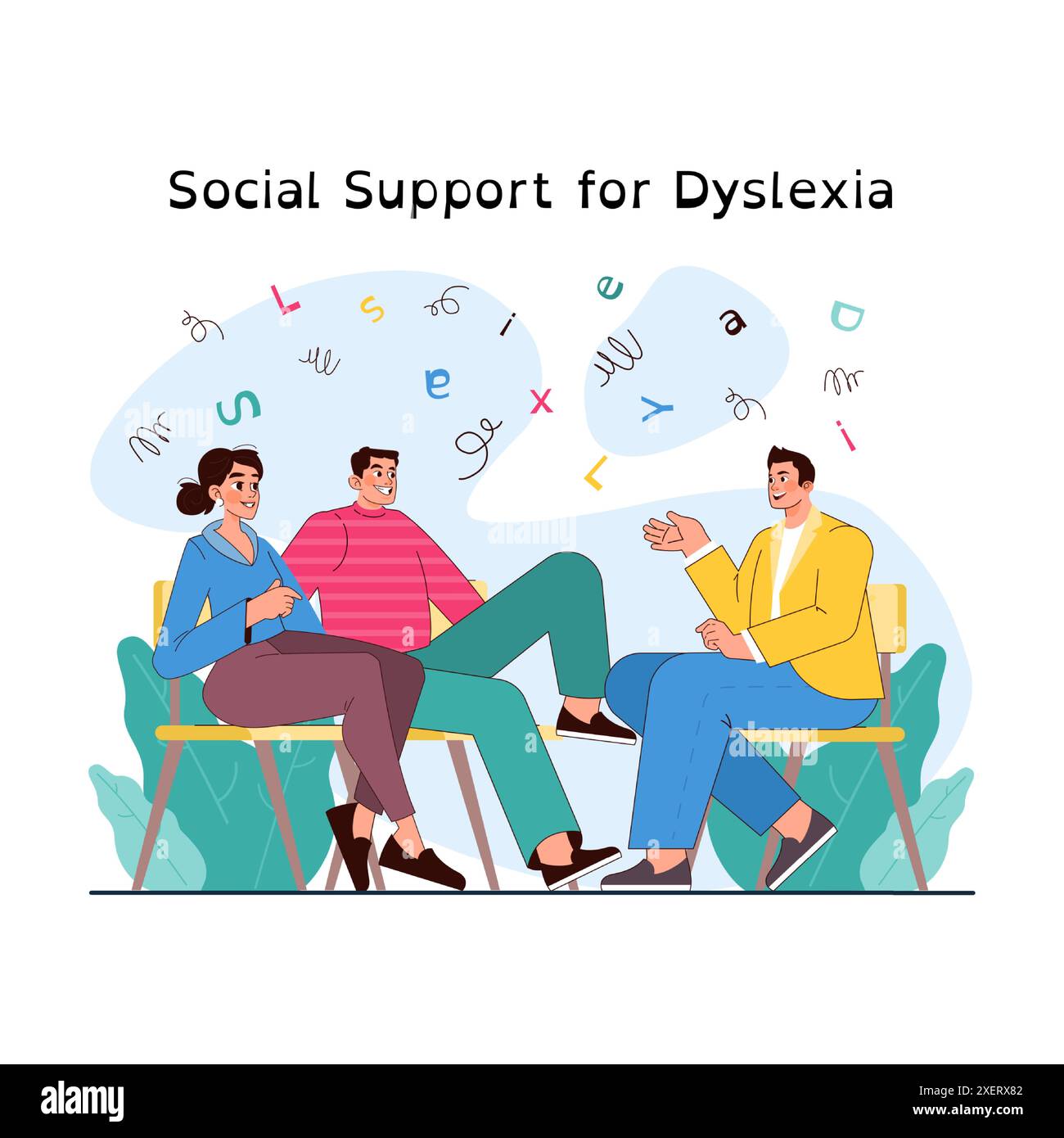 Dyslexia. Learning disorder or disability. Reading, writing or ...