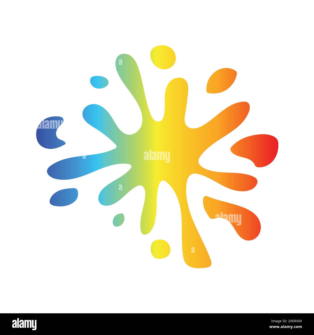 Paint splash cut Stock Vector Images - Alamy