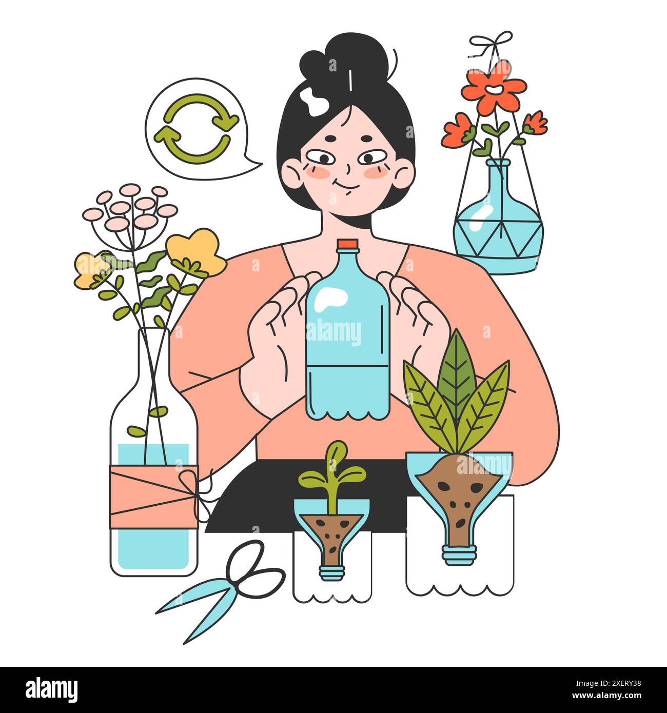 Upcycling. Process and technique of reuse and utilizing waste. Zero ...