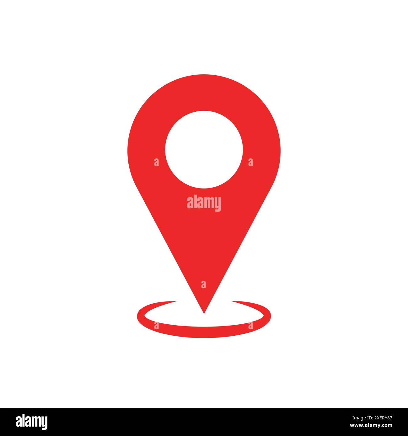 Location pin icon vector illustration on a white background Stock ...