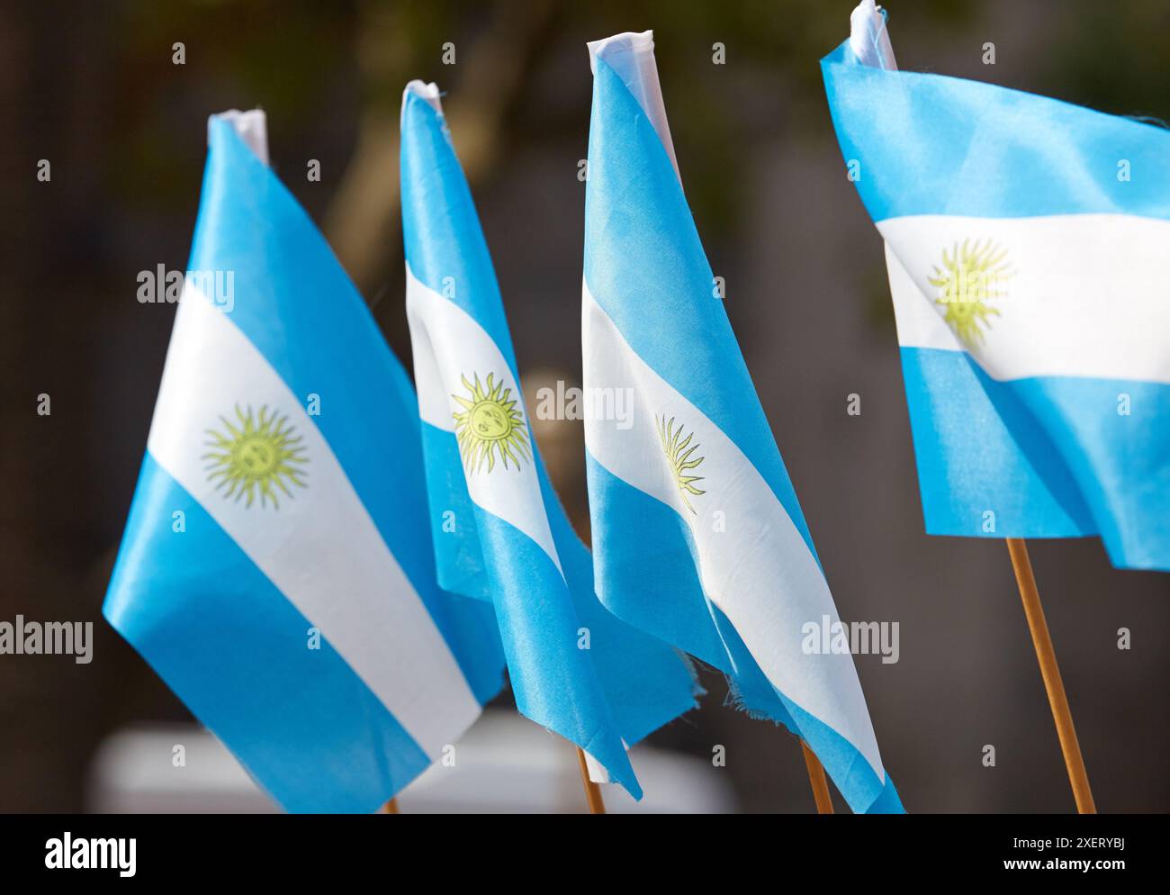 Argentine flags. Plaza de Mayo. Buenos Aires. Argentina Stock Photo - Alamy