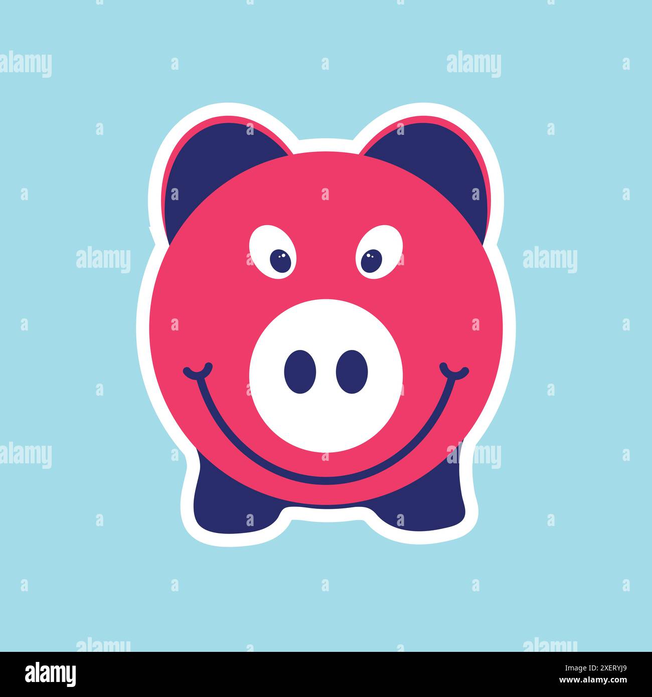 Smile sticker Stock Vector Images - Alamy