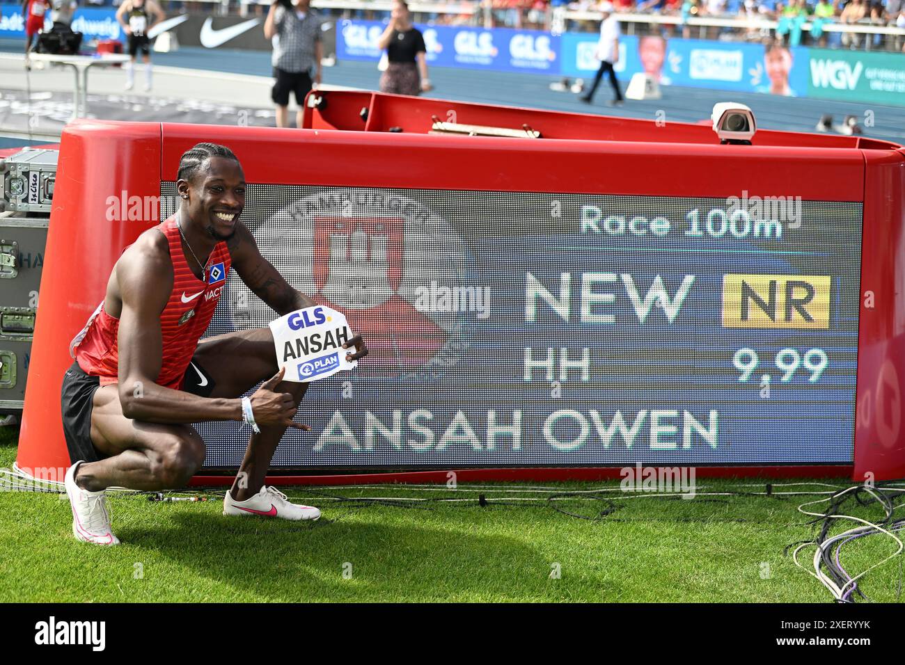 Brunswick, Germany. 29th June, 2024. Athletics: German Championships in ...