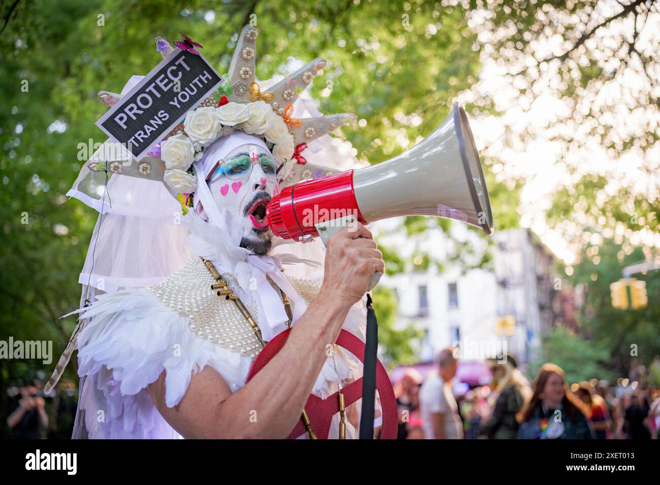 USA. 28th June, 2024. Hundreds Of Drag Queens and Kings filled the ...