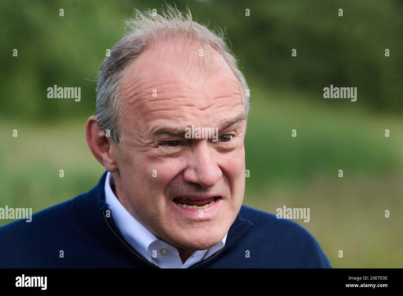 Edinburgh Scotland, UK 29 June 2024. Liberal Democrat Leader Ed Davey ...
