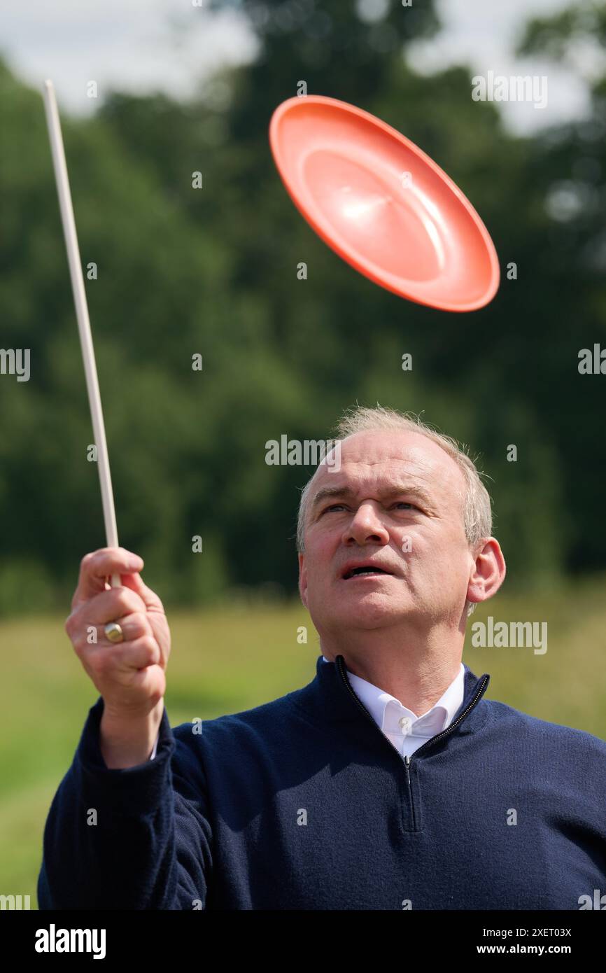 Edinburgh Scotland, UK 29 June 2024. Liberal Democrat Leader Ed Davey ...