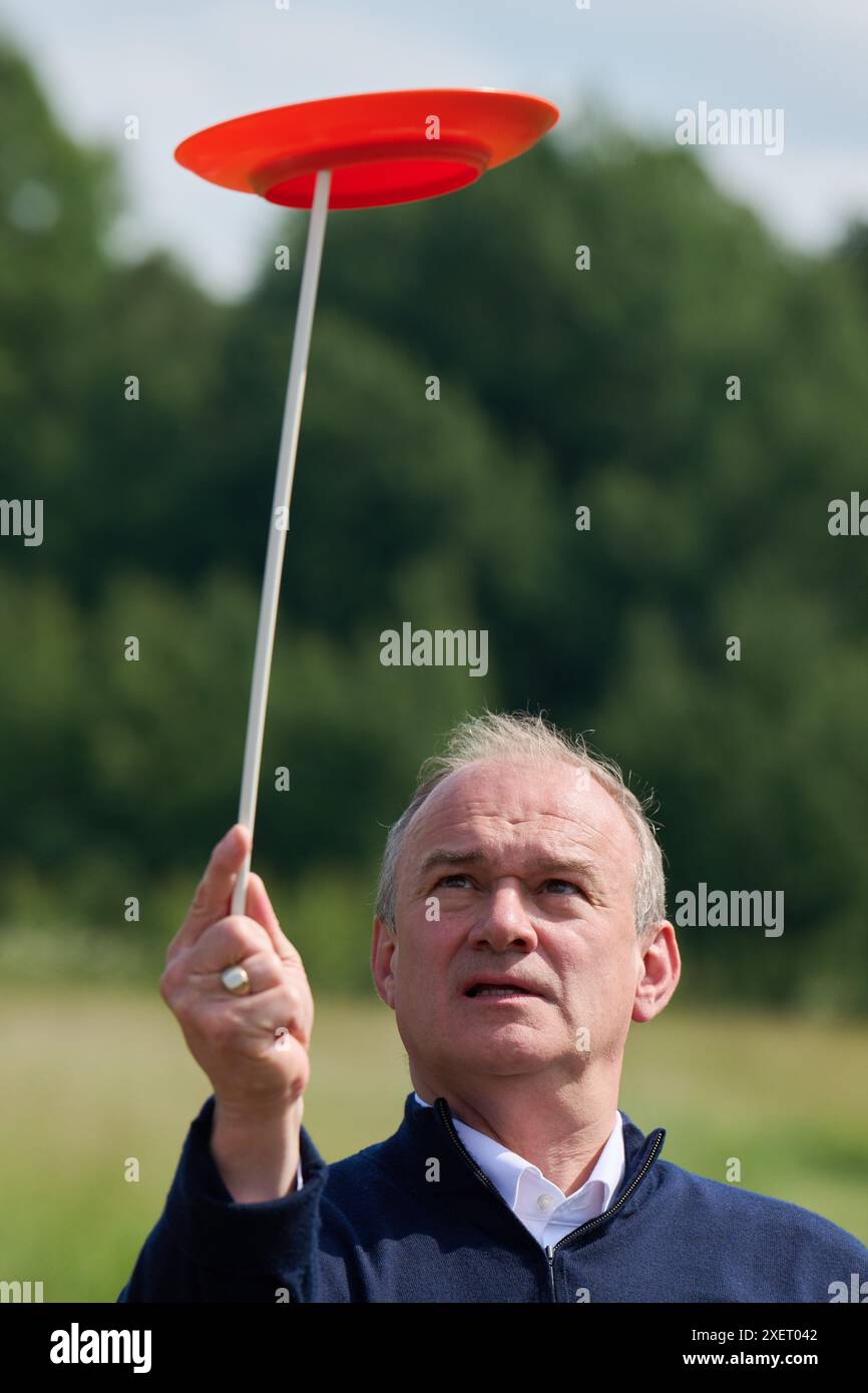 Edinburgh Scotland, UK 29 June 2024. Liberal Democrat Leader Ed Davey ...