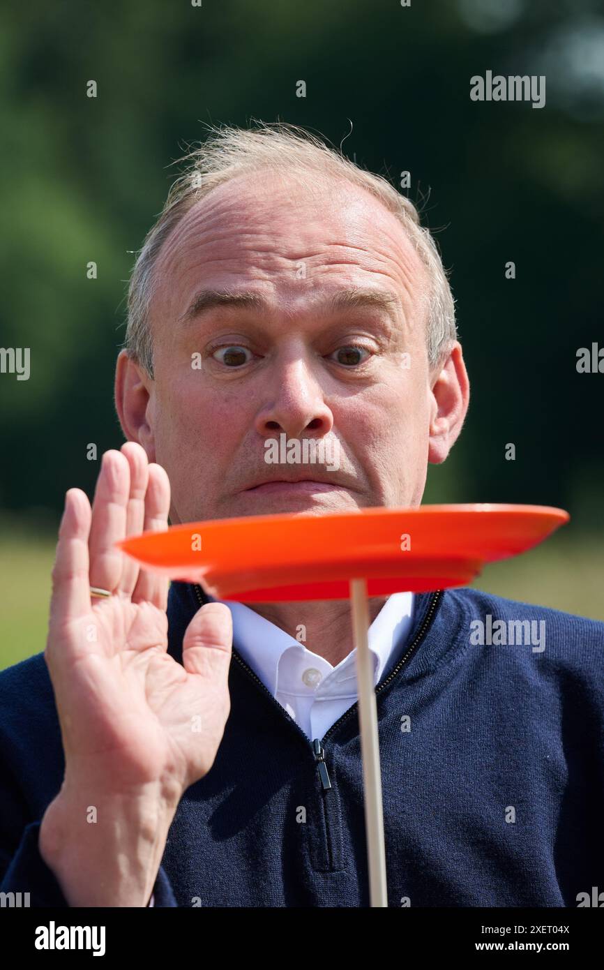 Edinburgh Scotland, UK 29 June 2024. Liberal Democrat Leader Ed Davey ...