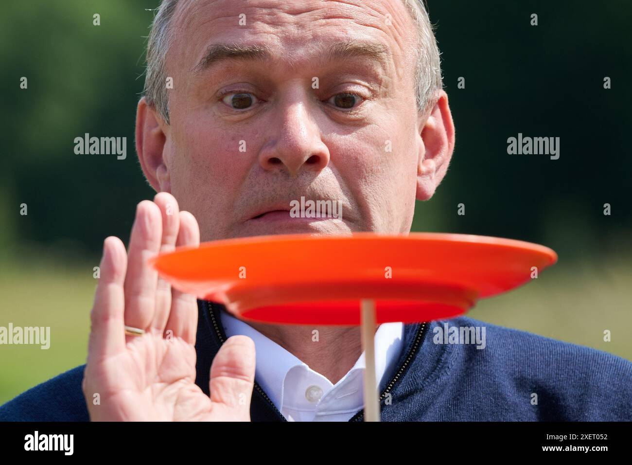 Edinburgh Scotland, UK 29 June 2024. Liberal Democrat Leader Ed Davey ...