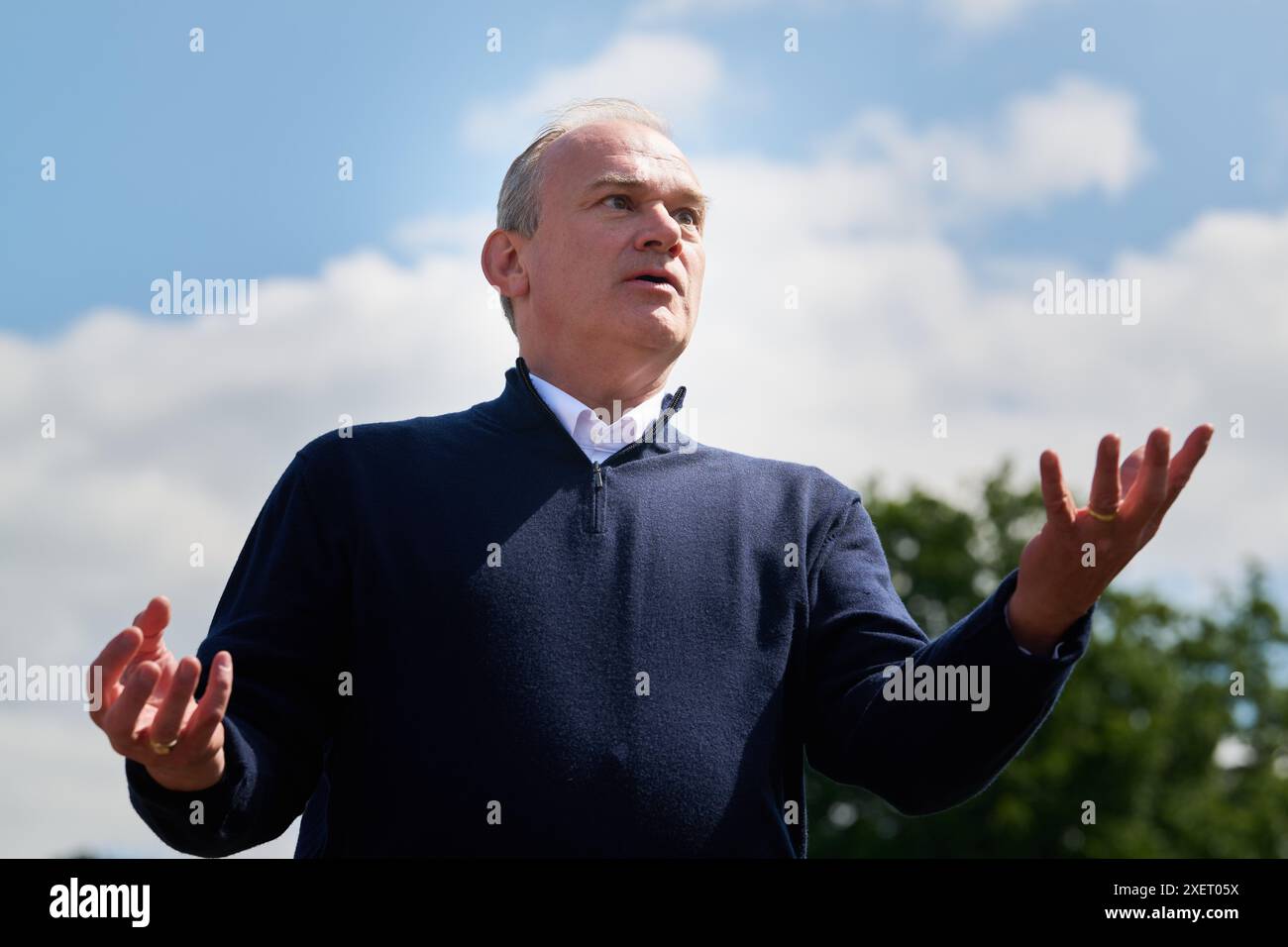 Edinburgh Scotland, UK 29 June 2024. Liberal Democrat Leader Ed Davey ...