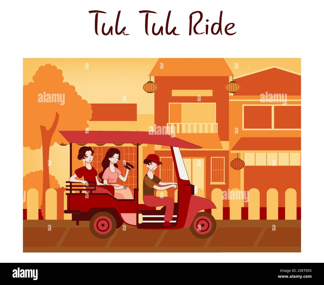 Taxi passenger experience Stock Vector Images - Alamy