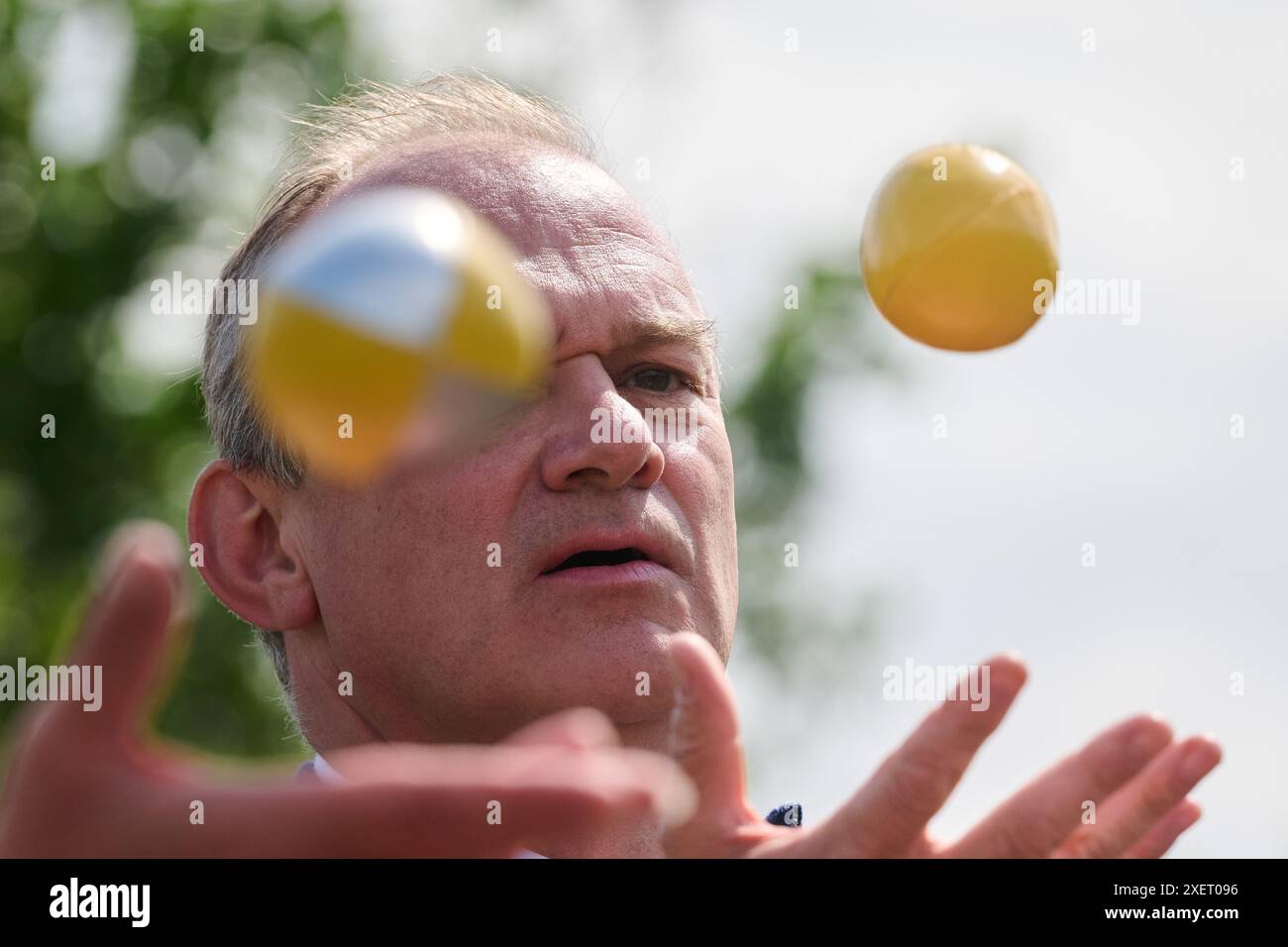 Edinburgh Scotland, UK 29 June 2024. Liberal Democrat Leader Ed Davey ...