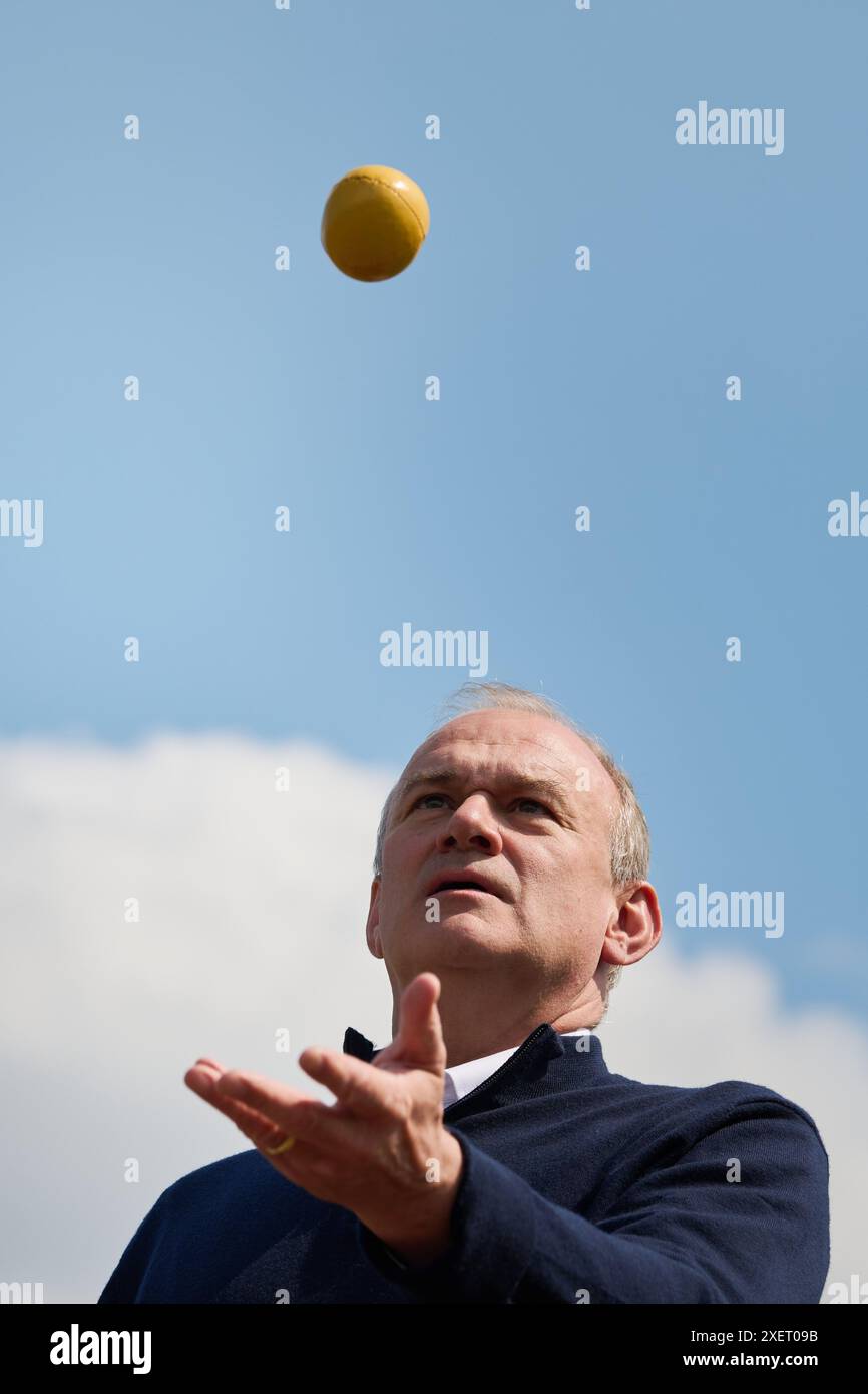 Edinburgh Scotland, UK 29 June 2024. Liberal Democrat Leader Ed Davey ...