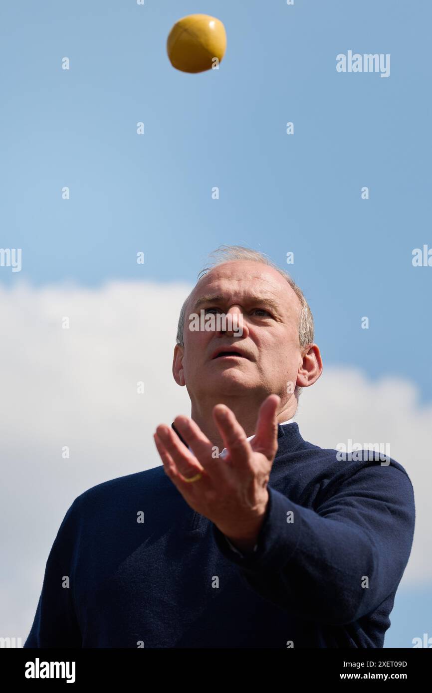 Edinburgh Scotland, UK 29 June 2024. Liberal Democrat Leader Ed Davey ...