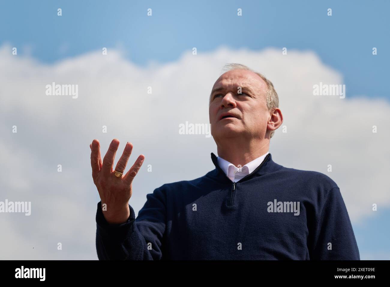 Edinburgh Scotland, UK 29 June 2024. Liberal Democrat Leader Ed Davey ...