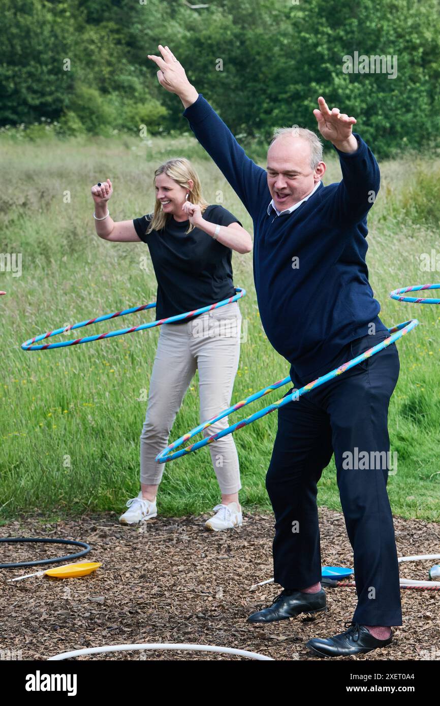 Edinburgh Scotland, UK 29 June 2024. Liberal Democrat Leader Ed Davey ...