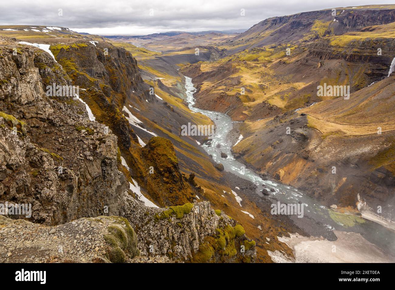 Basalt cliffs glacial river hi-res stock photography and images - Alamy