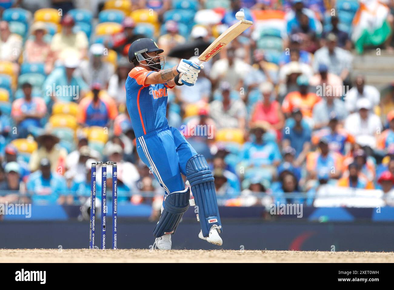 India's Virat Kohli batting during the 2024 ICC Men's T20 World Cup ...