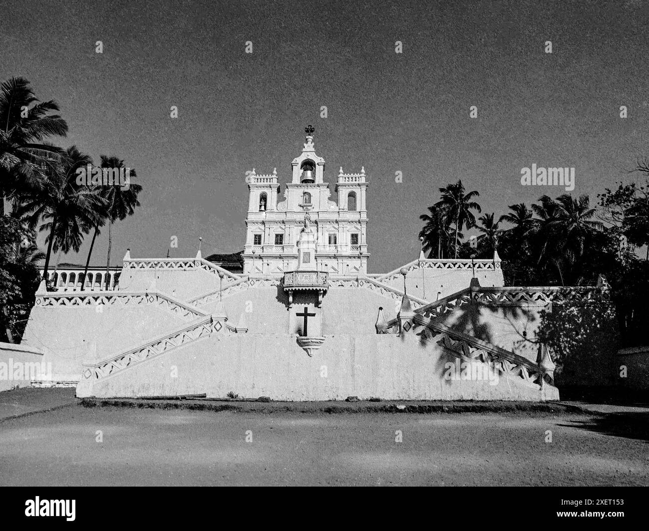 05 27 2011 Vintage Old Black and white photo of Our Lady of the ...