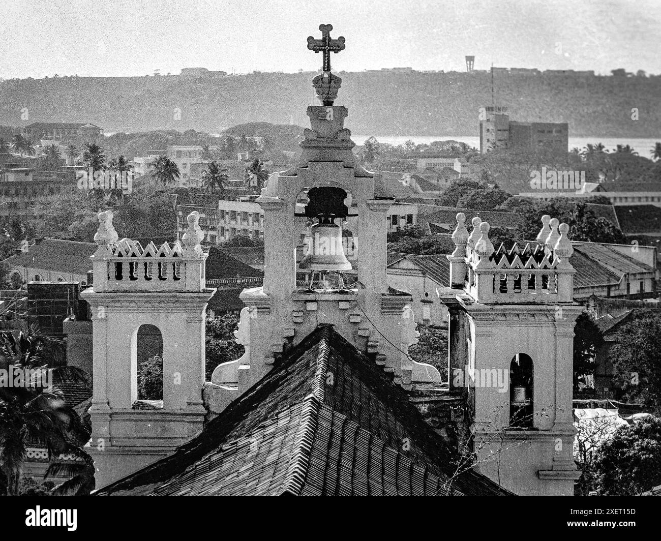 05 27 2011 Vintage Old Black and white photo of Our Lady of the ...