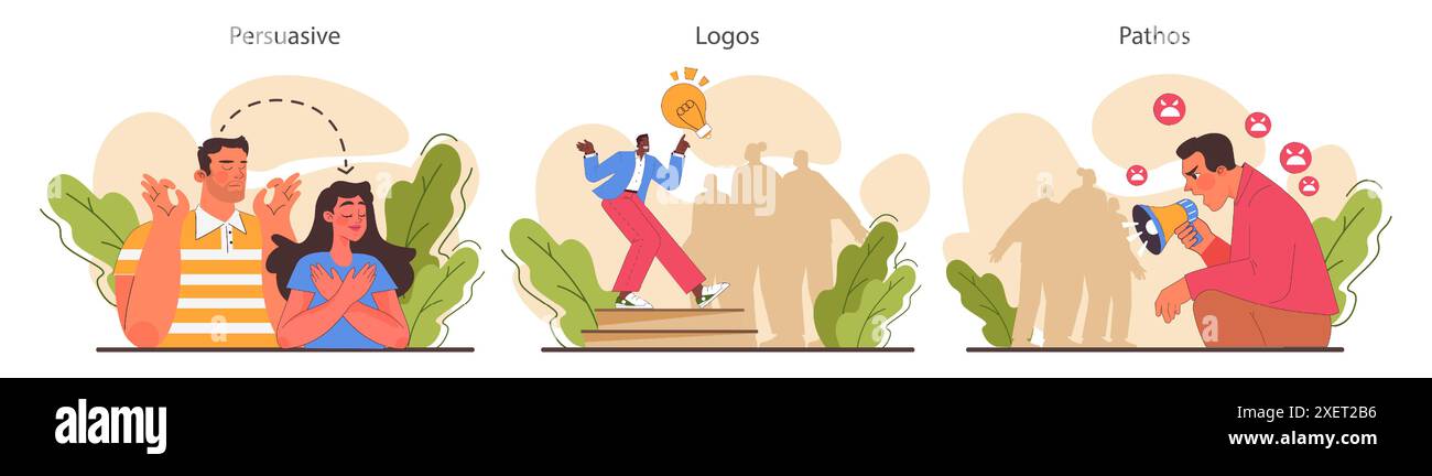 Persuasion set. Soft skill, the ability to convince people. Cognitive ...