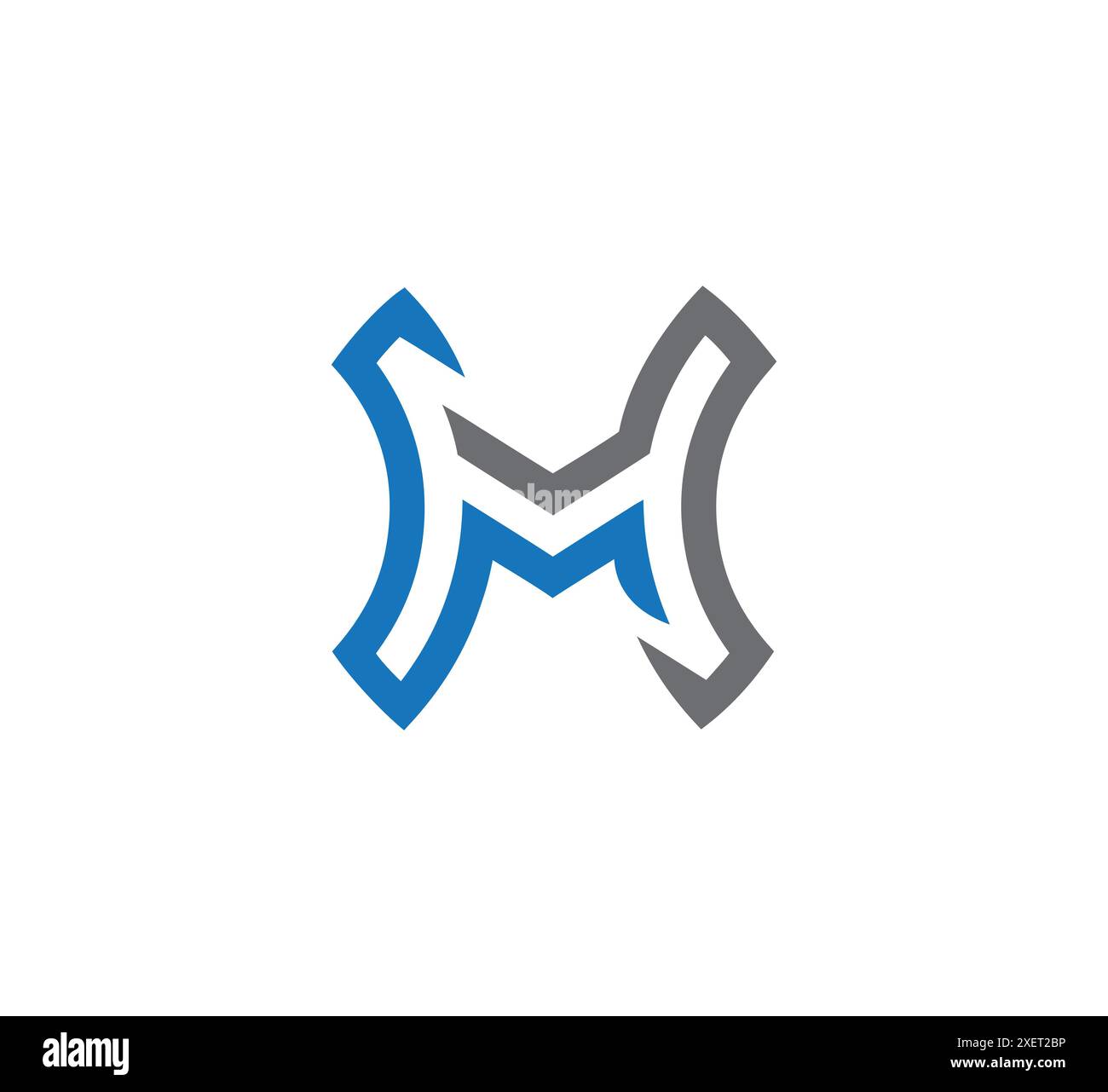 HM logo design vector template design for brand, hm logo, hm icon, hm ...