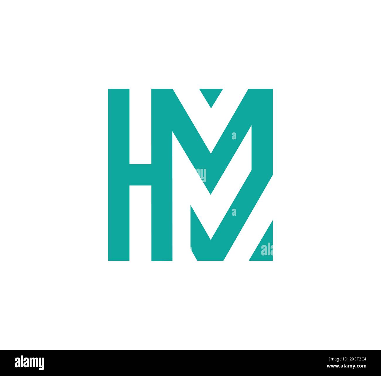 HM logo design vector template design for brand, hm logo, hm icon, hm ...