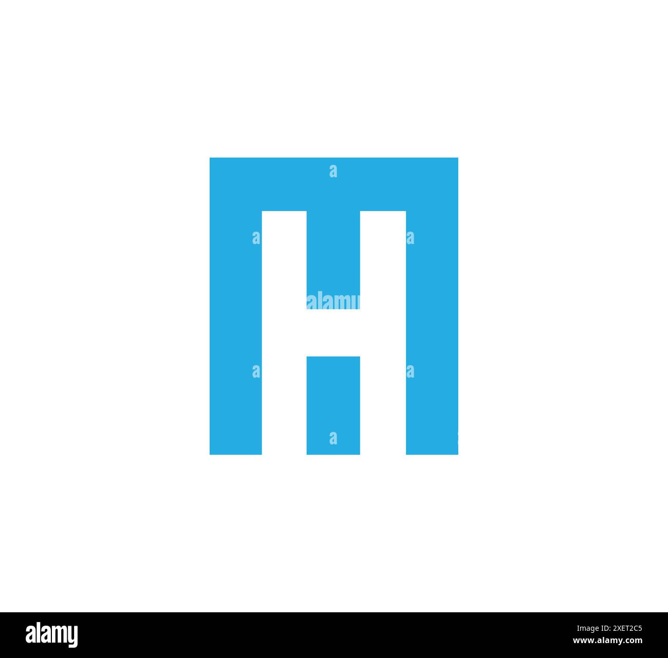 HM logo design vector template design for brand, hm logo, hm icon, hm letter, hm initial, mh ...