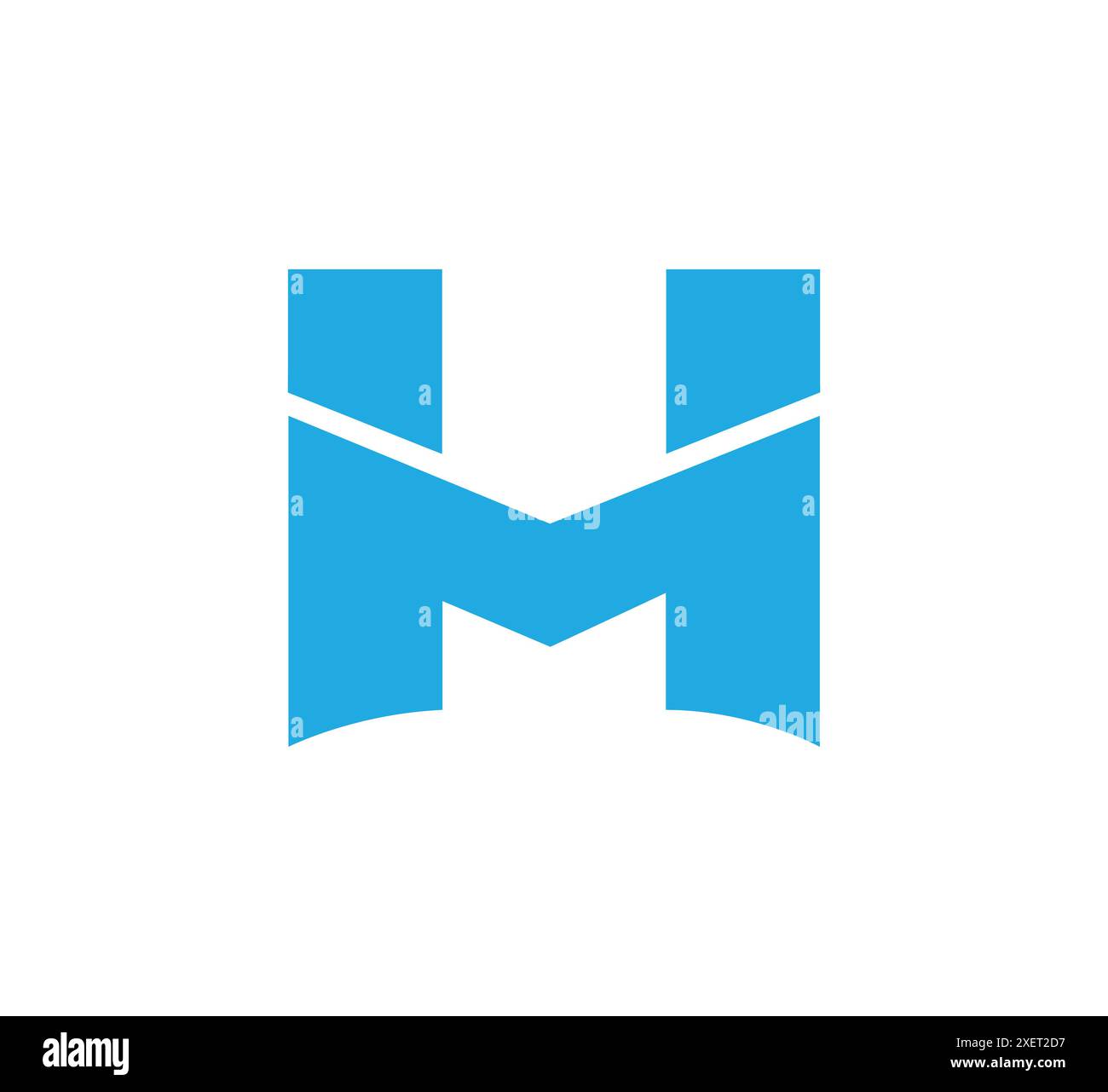 HM logo design vector template design for brand, hm logo, hm icon, hm ...