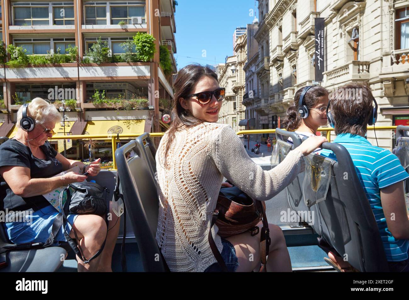Bus Turistico. City Tour. Buenos Aires. Argentina Stock Photo - Alamy