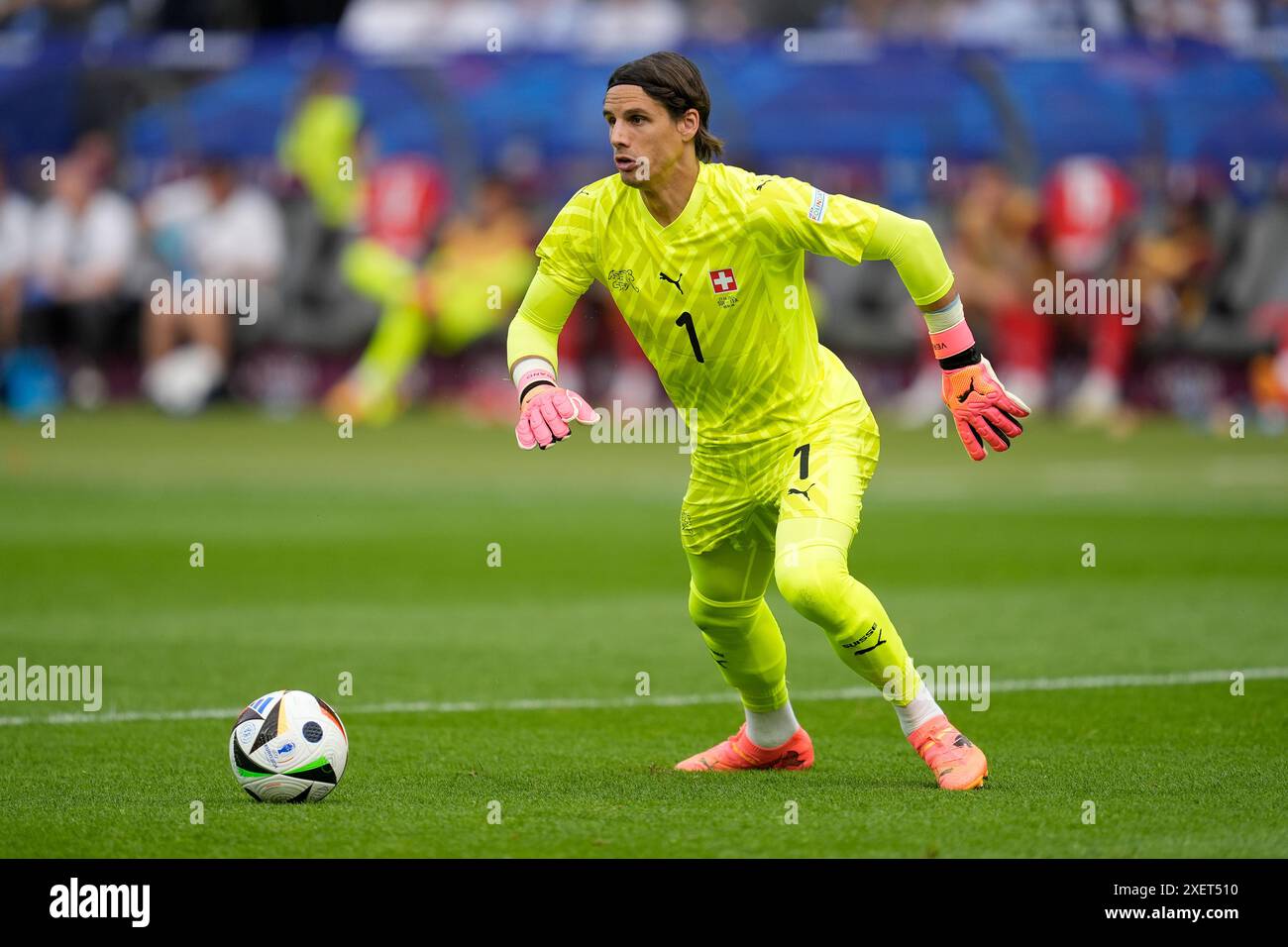 Switzerland goalkeeper Yann Sommer during the UEFA Euro 2024 round of ...