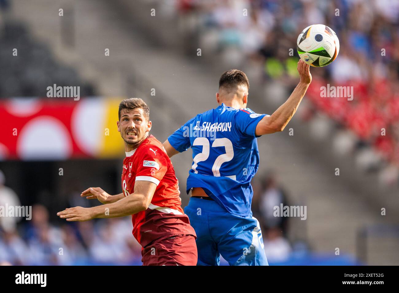 Berlin, Germany. 29th June, 2024. Stephan El Shaarawy (22) of Italy and ...