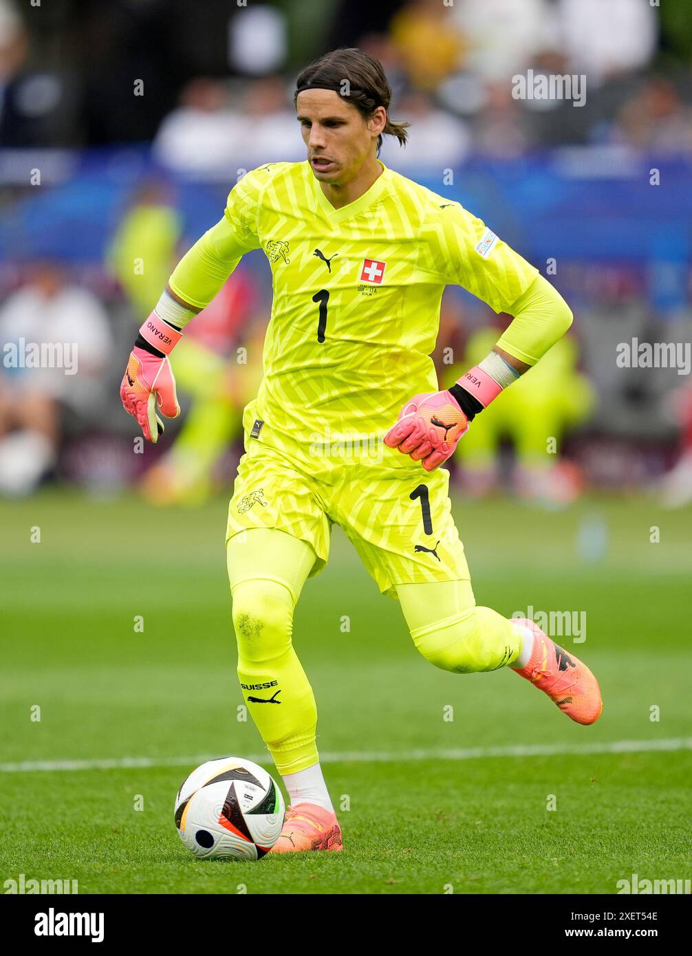 Switzerland goalkeeper Yann Sommer during the UEFA Euro 2024 round of ...
