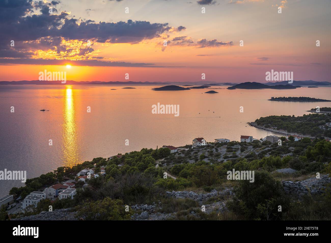 Picturesque view typical croatian village hi-res stock photography and ...