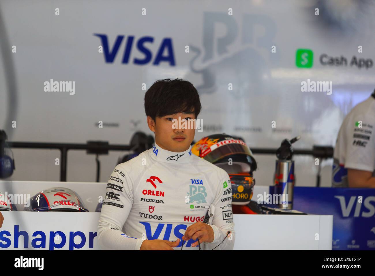 Yuki Tsunoda (JPN) - Visa Cash App RB F1 Team - RB VCARB01 - Honda RBPT ...