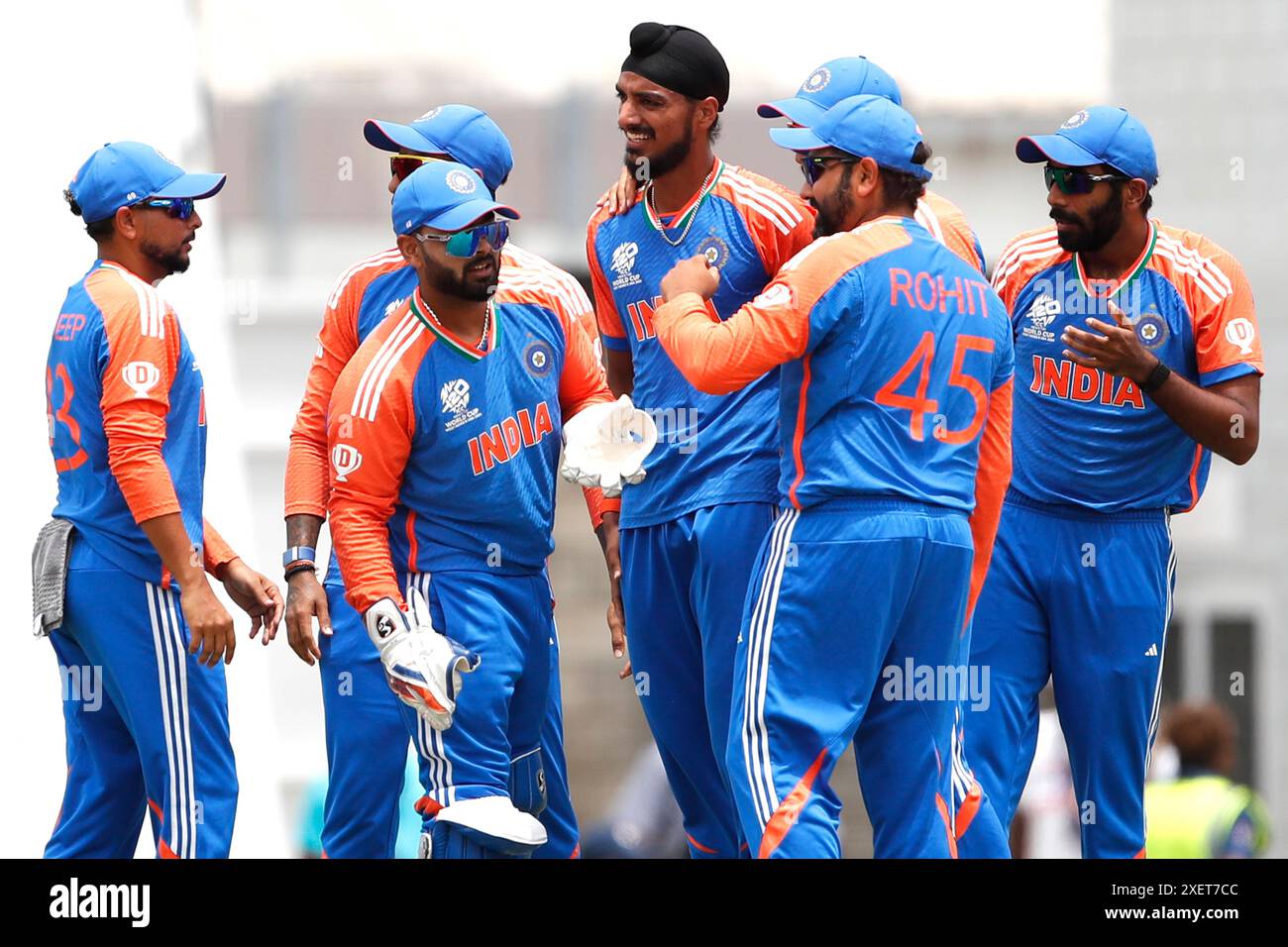 India's Arshdeep Singh celebrates the wicket of South Africa's Aiden ...